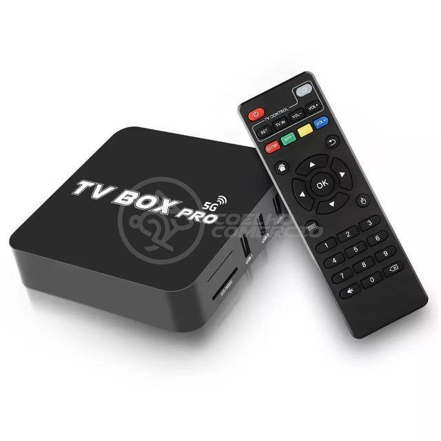 Tv Box Pro Aparelho Android 8Gb Ram + 128Gb Rom Full Hd 4K Wifi 5G ...