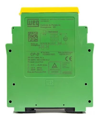 RELÉ DE SEGURANÇA PSRW 24VCC TEMPORIZADO | MadeiraMadeira