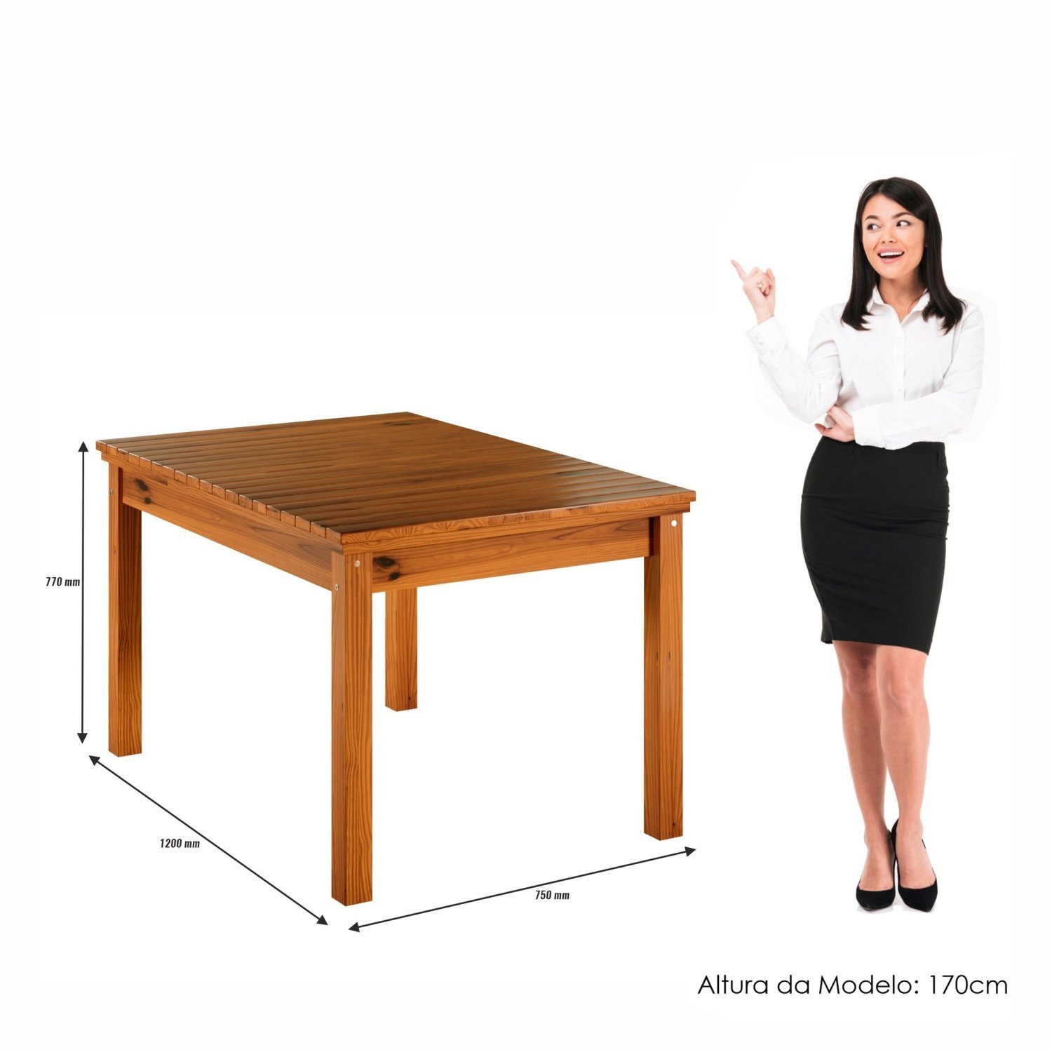 Mesa Lisboa 1200 X 750 de Cozinha Clássica | MadeiraMadeira