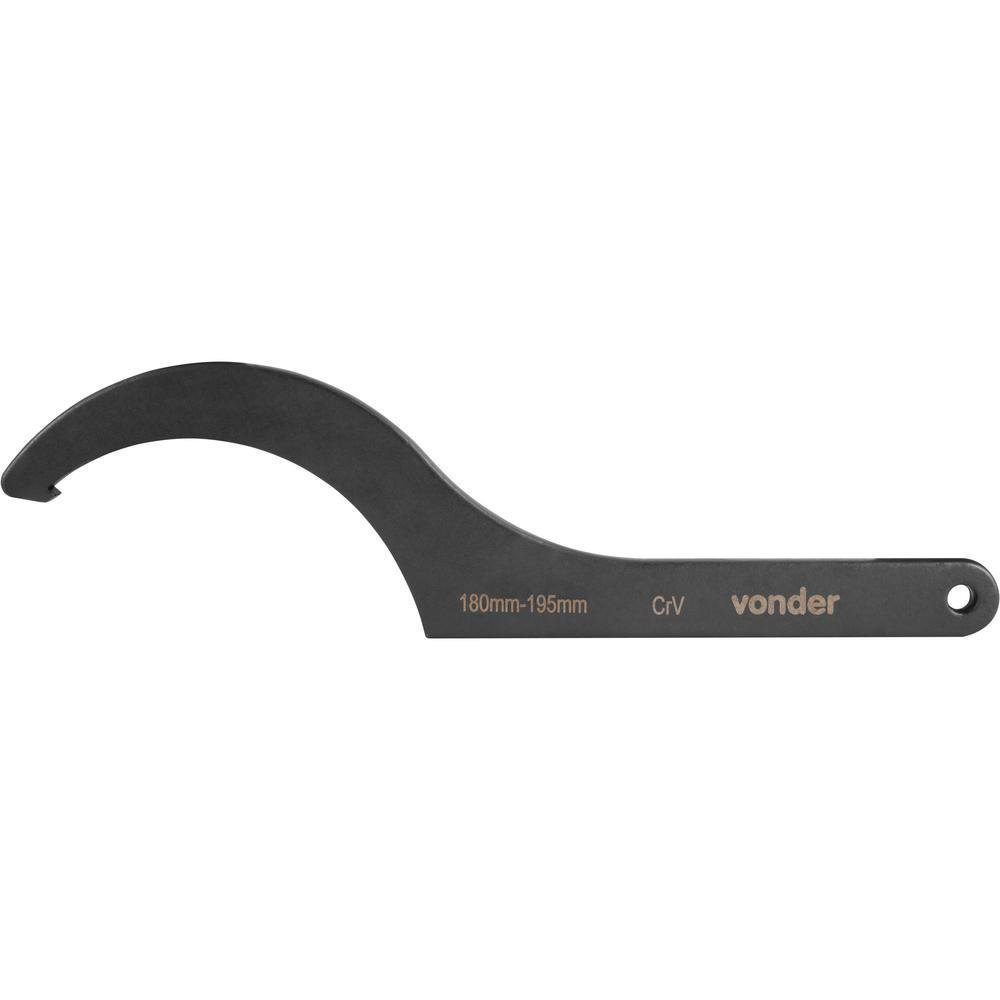 Chave Gancho 180 mm à 195 mm Cromo Vanádio Vonder | MadeiraMadeira