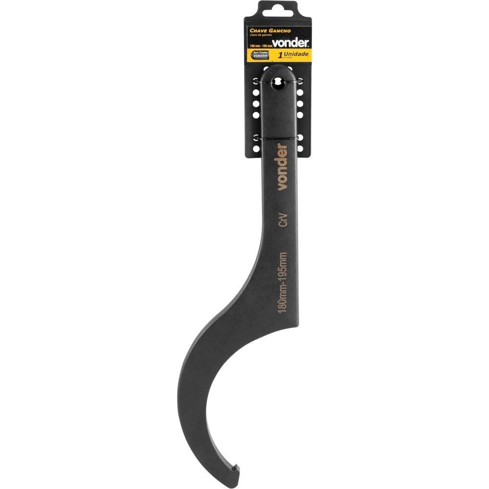Chave Gancho 180 mm à 195 mm Cromo Vanádio Vonder | MadeiraMadeira