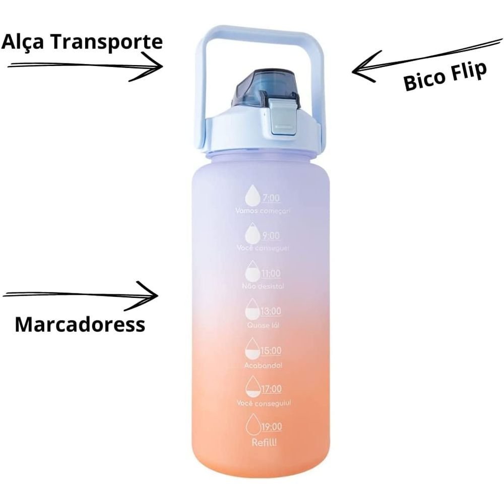 Garrafa Plástica 2 Litros CB2058 Mod1 - Weeze | MadeiraMadeira