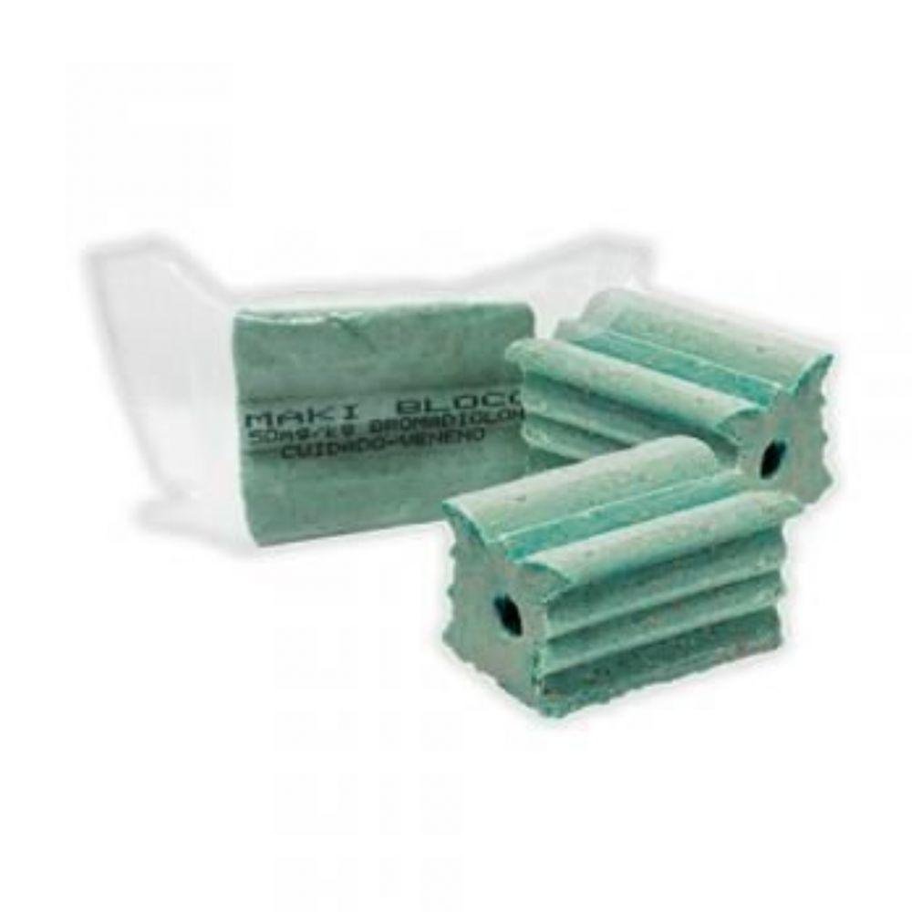 50 Blocos De Isca Atrativa Contra Rato Ratazana Proteção 20g ...