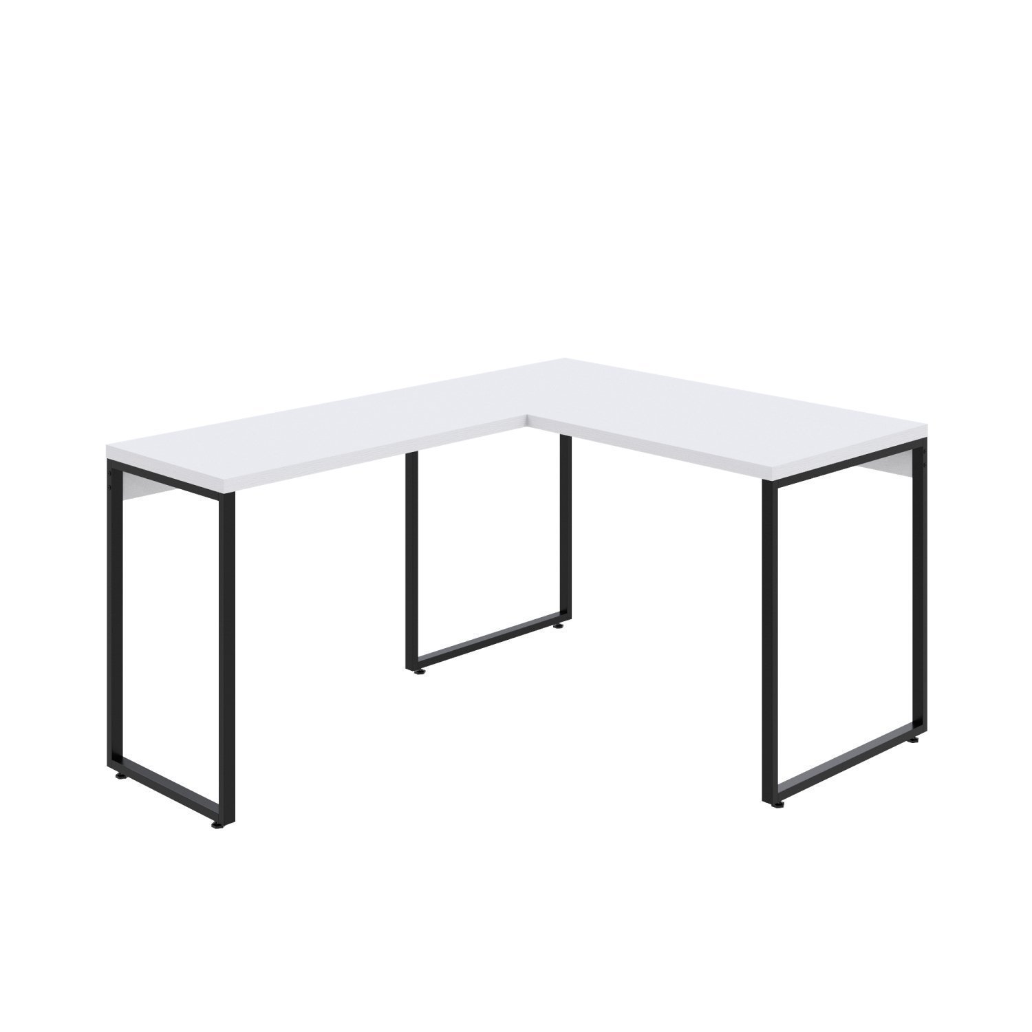 Mesa de Escritório em L Estilo Industrial 120x150cm Kuadra | MadeiraMadeira