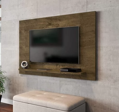 PAINEL PARA TVS DE ATÉ 50 POLEGADAS KENZO MADEIRA RUSTICA | MadeiraMadeira