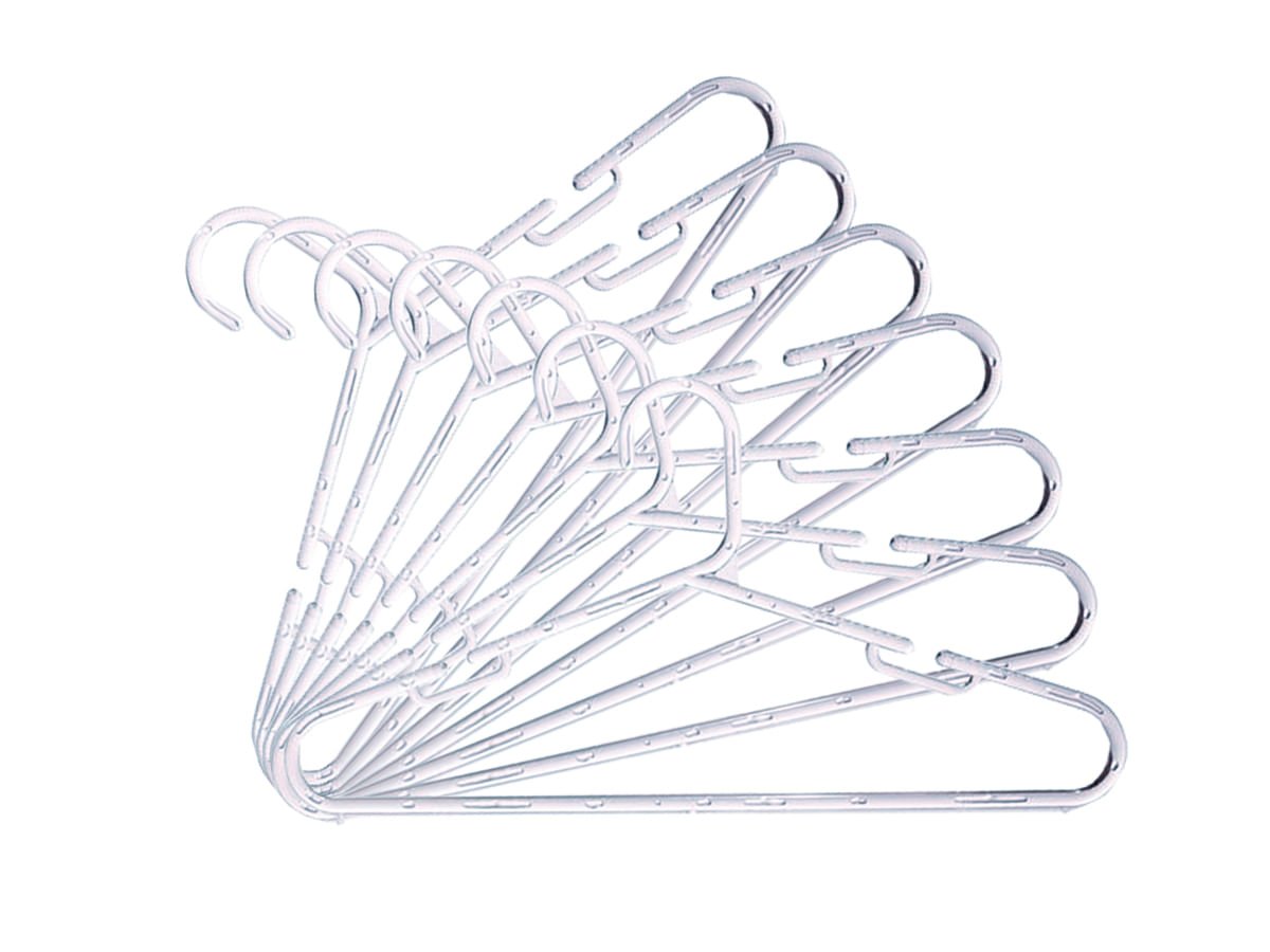 Kit 300 Cabides Acrílico Tradicional Com Cavas | MadeiraMadeira