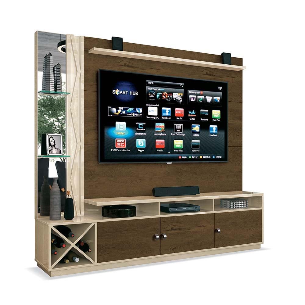 Estante Home Theater EDN Domus para TV de até 65 polegadas | MadeiraMadeira