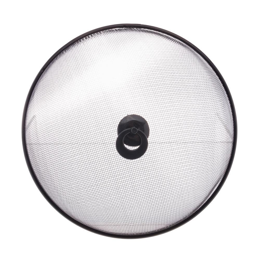 Tela Protetora Alimentos Metal com Plástico Preta 35x13cm | MadeiraMadeira
