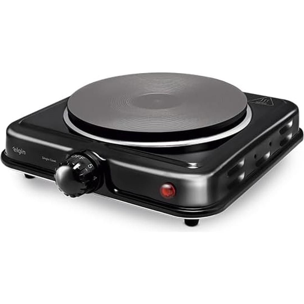 Fogão Elétrico de Mesa 1 Prato 1000w 220v Fg01 Single Cook Preto Elgin ...