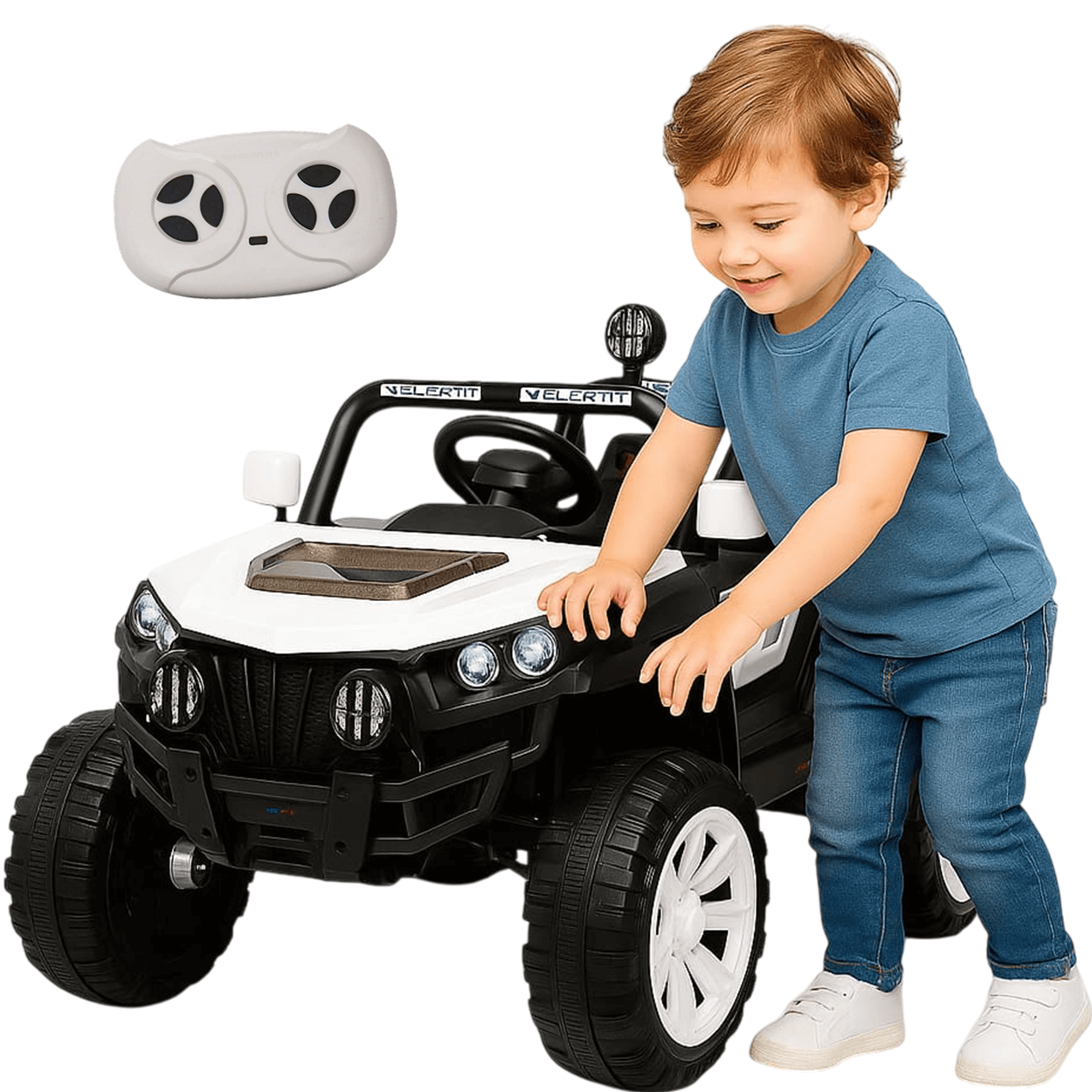 Carrinho Utv Elétrico Importway Branco 12v com Controle Remoto ...