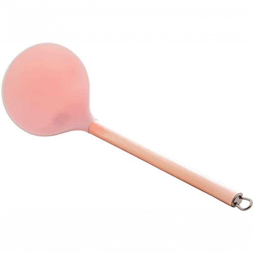 Concha de Nylon 30cm 7645 Rosa C/cabo Rose Lyor | MadeiraMadeira