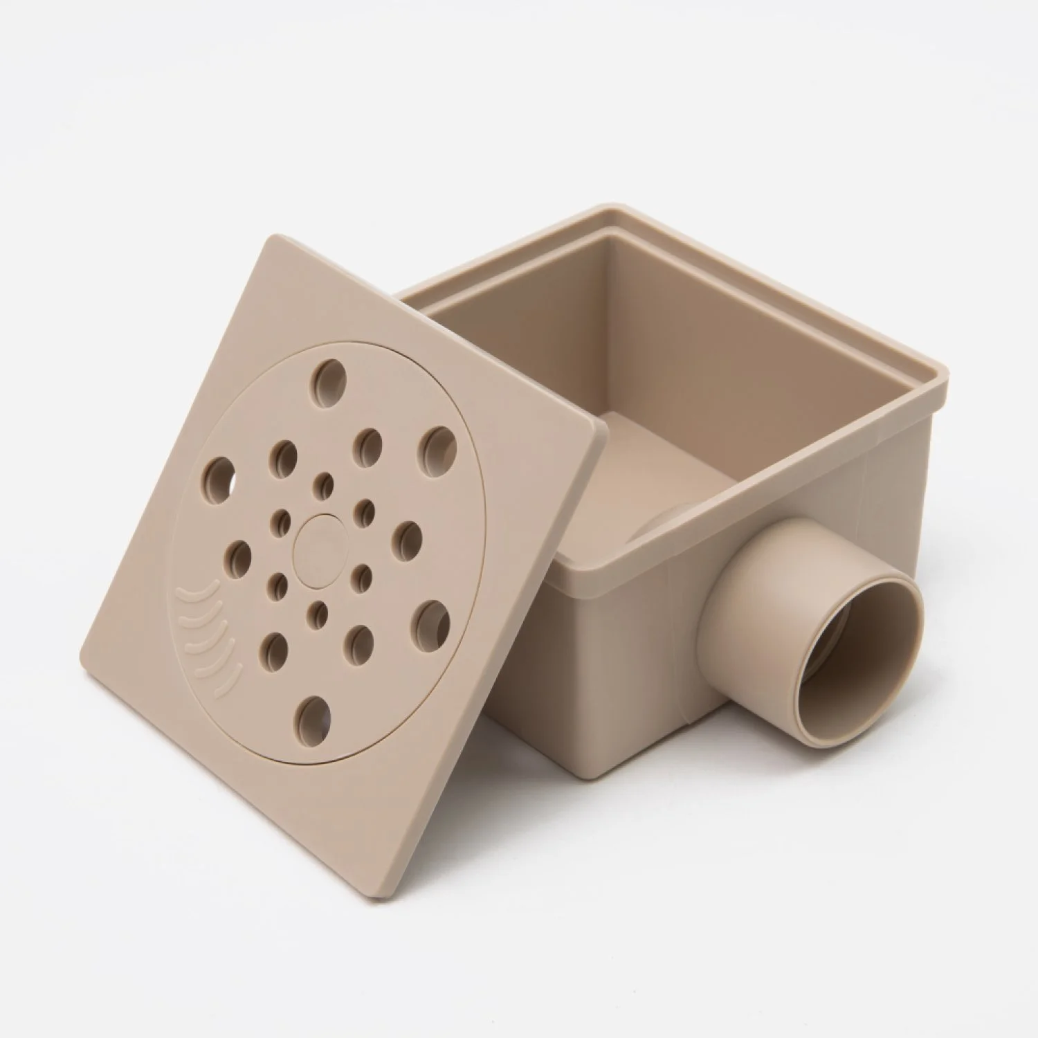 Ralo Seco Sifonado com Fecho 10x10 Cm | MadeiraMadeira