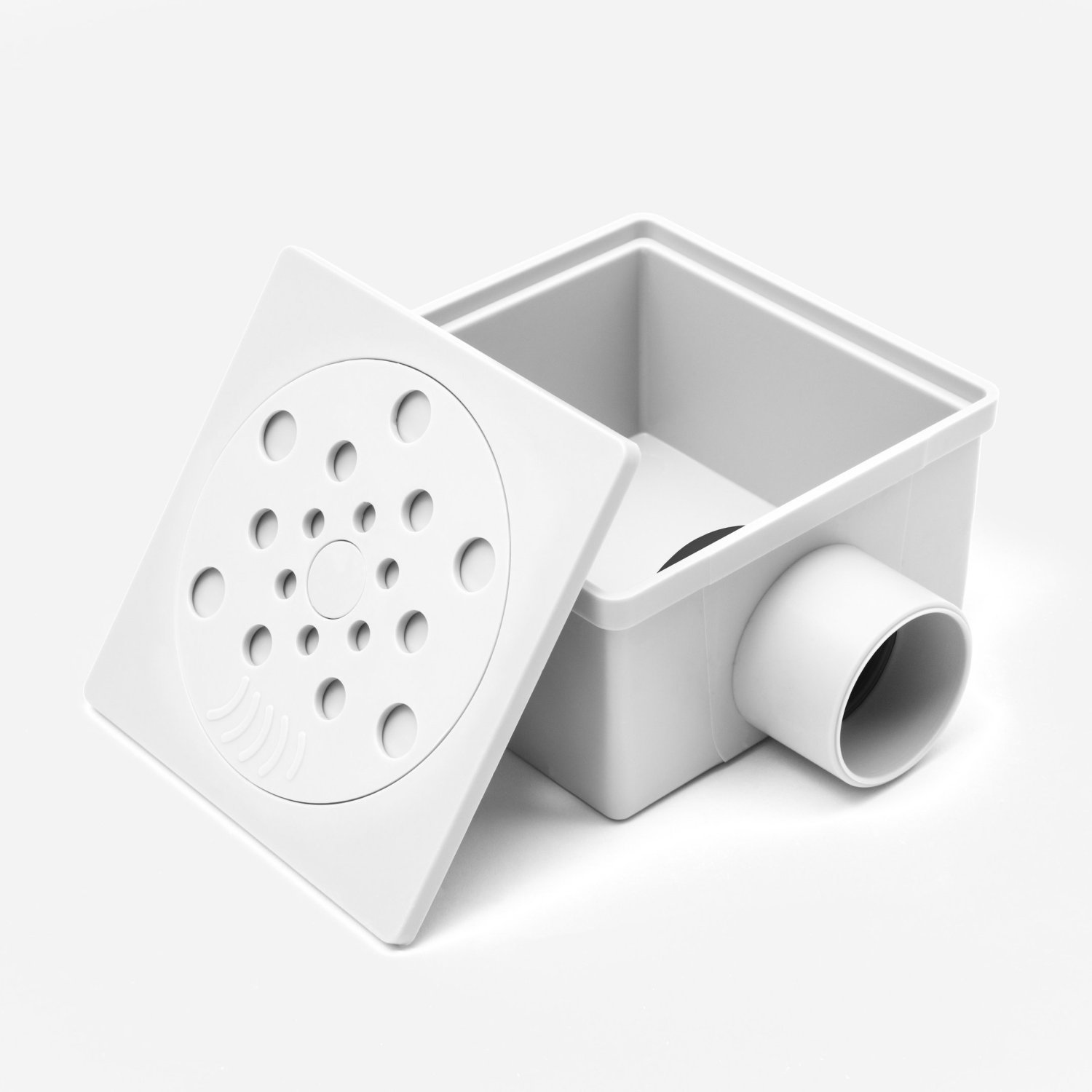 Ralo Seco Sifonado com Fecho 10x10 Cm | MadeiraMadeira