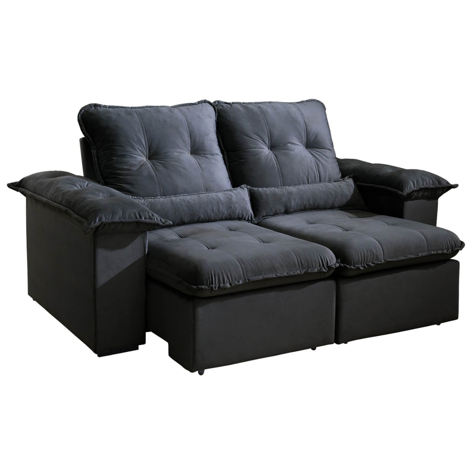 Sof Arsenal 3 Lugares Retr til E Reclin vel 200cm Tecido Veludo Aifos sof-arsenal-3-lugares-retr-til-e-reclin-vel-200cm-tecido-veludo-aifos