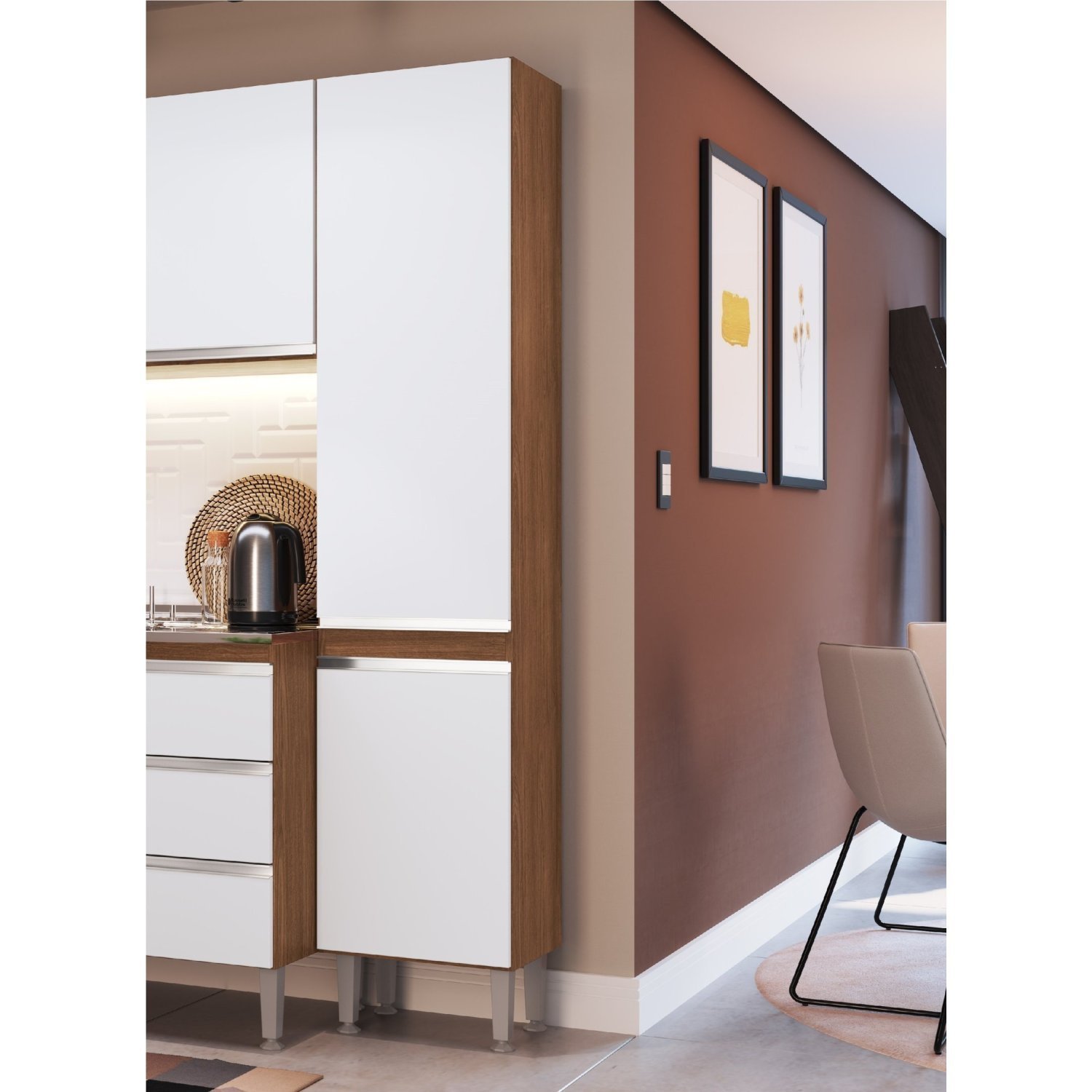 Paneleiro 2 Portas Athena | MadeiraMadeira