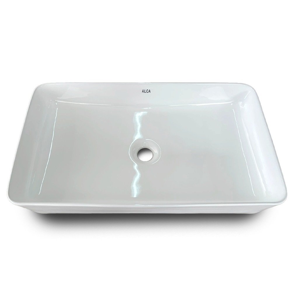 CUBA DE LOUCA PARA BANHEIRO SOBREPOR LUXUOSA 60 CM - BRANCO ...