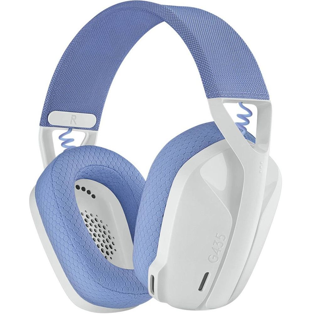 Fone de ouvido Gamer Logitech G435 Lightspeed Inalambrica - White/Lilac ...
