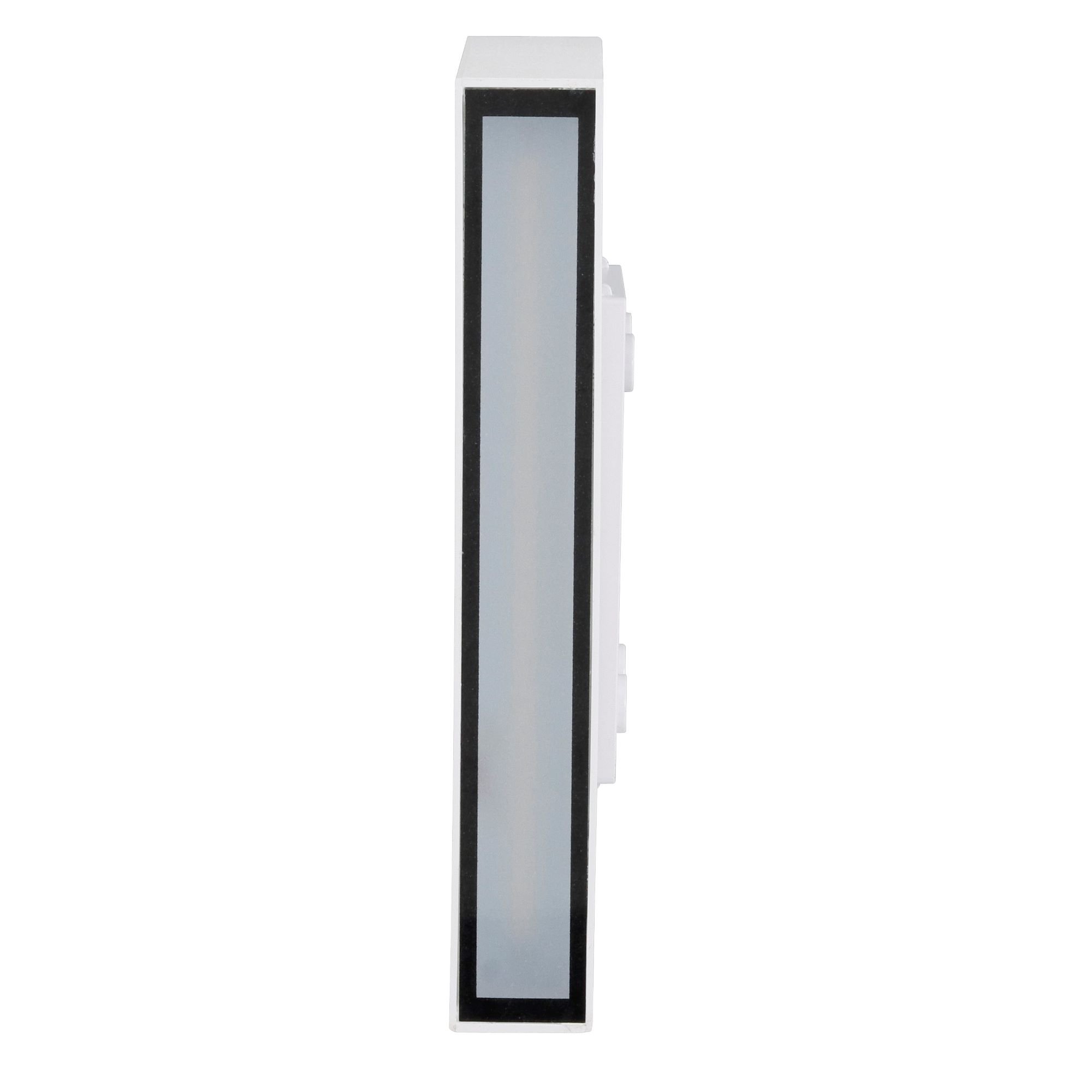 Arandela Led Cube Slim Facho Duplo 8w 3000k Branca Gaya 9776 Arandela Cube Slim Bivolt - Branca ...