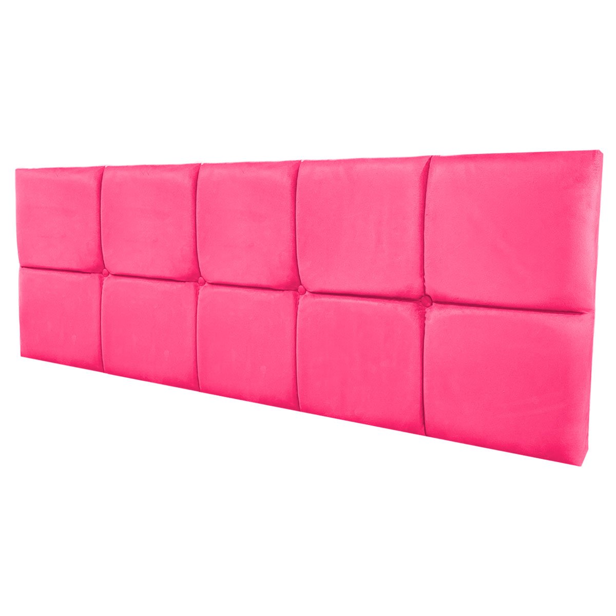 Cabeceira Painel de Camas Box Queen Estofada Lari Rose | MadeiraMadeira