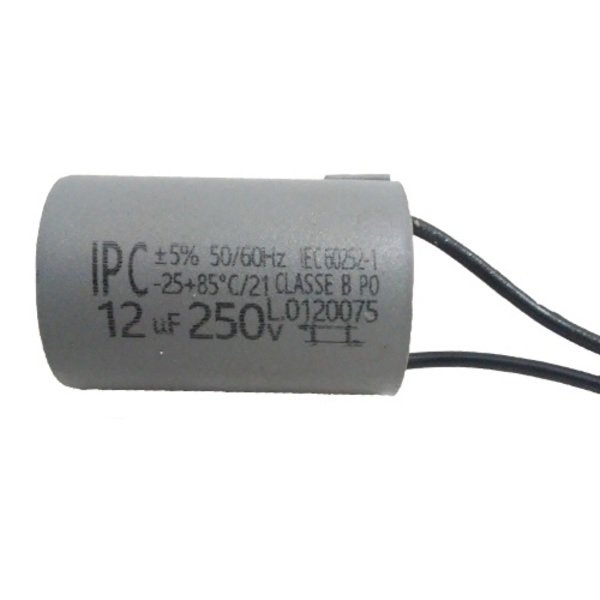 Capacitor Vent Ipc 12uf 250 2fios | MadeiraMadeira
