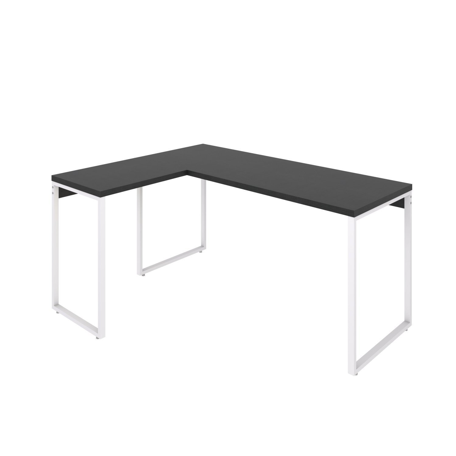 Mesa de Escritório em L Estilo Industrial 120x150cm Kuadra | MadeiraMadeira