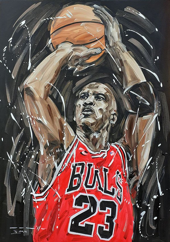 Nba - Chicago Bulls - Michael Jordan - Photo Rag | MadeiraMadeira
