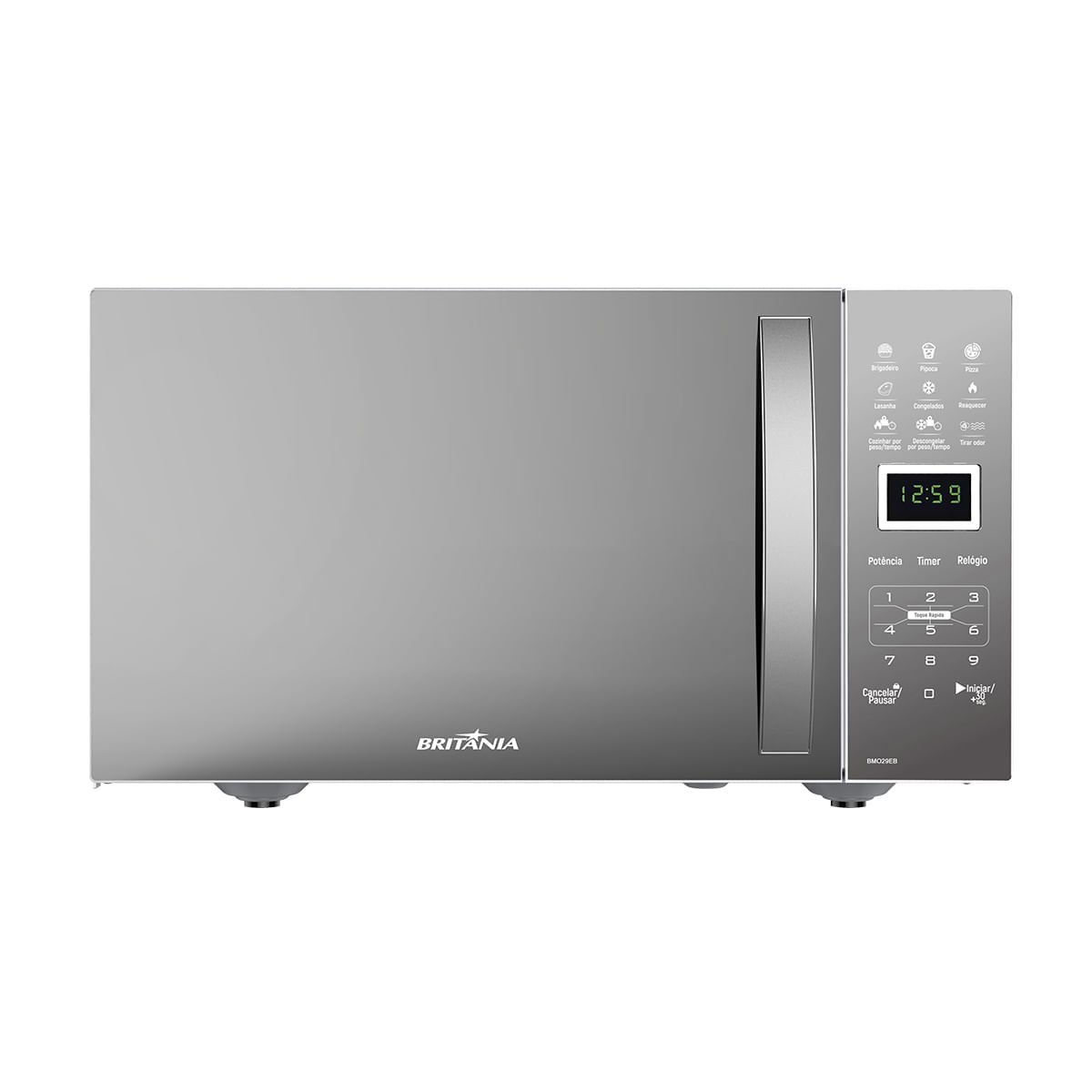 Micro-ondas Britânia BMO29EB Multifunções 28L 1400W 127V | MadeiraMadeira