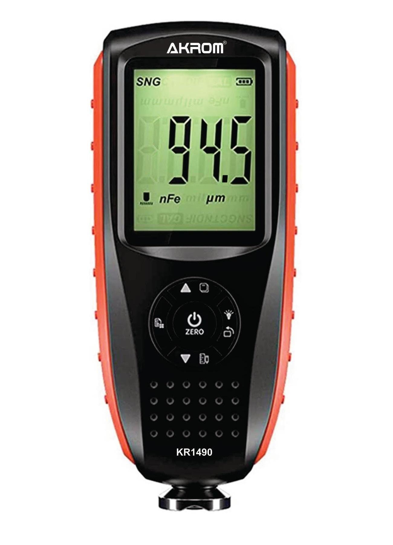 Medidor de Espessura de Camadas Bases Fe/nfe - Akrom Kr1490 ...