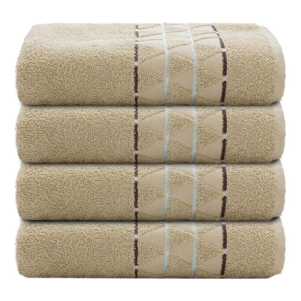 Kit de Toalhas de Rosto Lavabo Camesa Atrium Bege 4 Peças 45x70cm ...