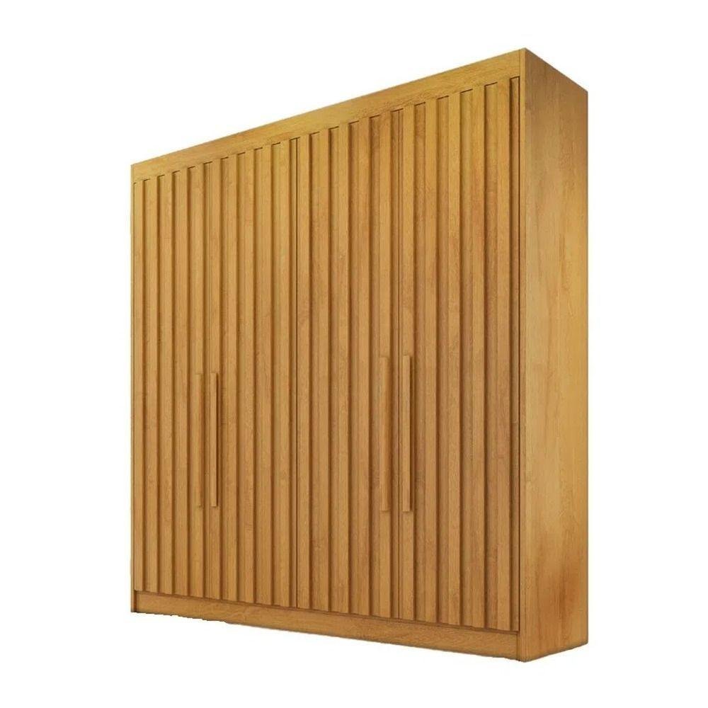 Guarda Roupa Ripado Solteiro 4 Portas 1.70 Potente Peróba | MadeiraMadeira
