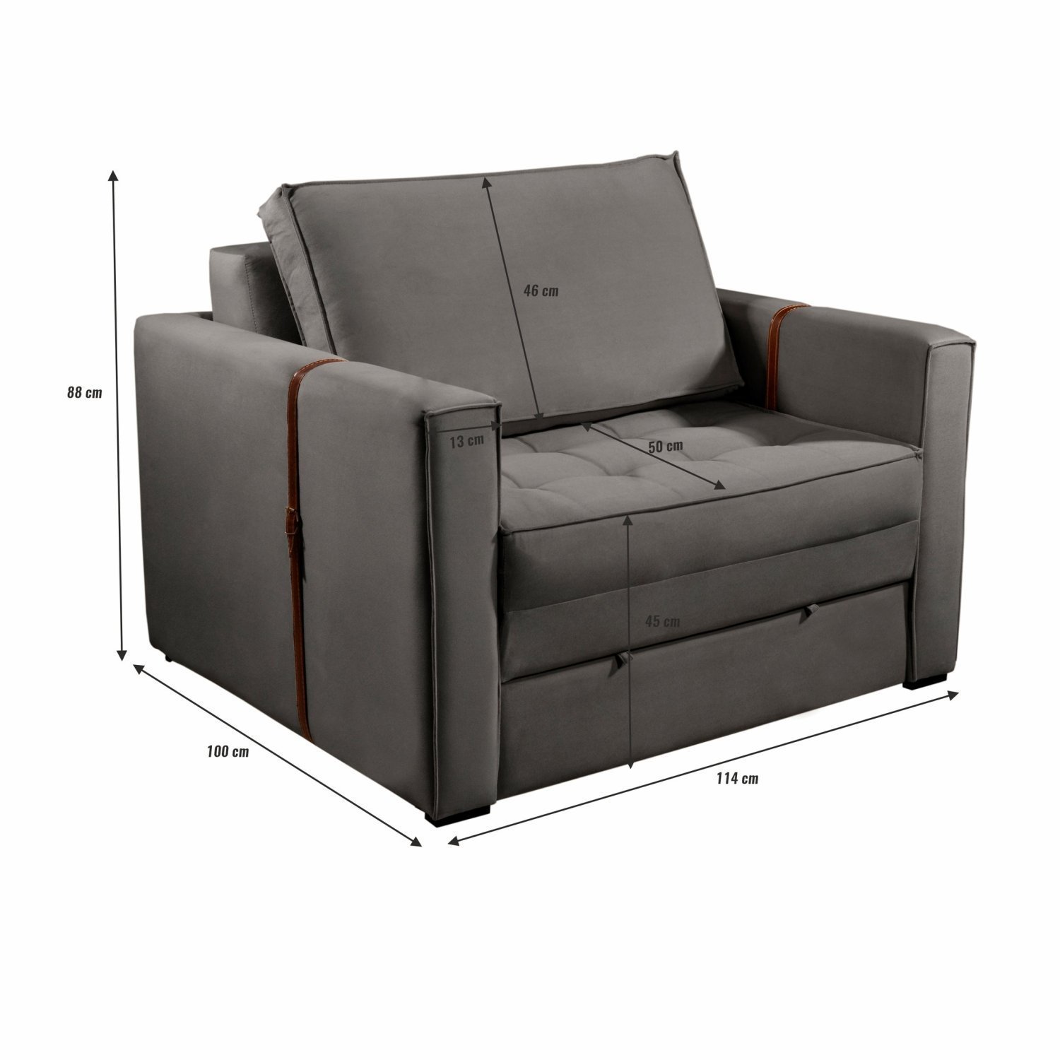 Poltrona Cama Atalaia | MadeiraMadeira