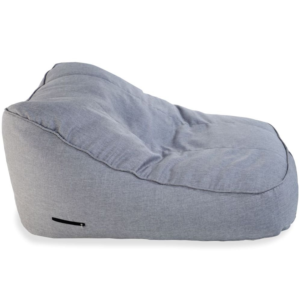 Chaise Lounge Hannah - Puff feito em tecido | MadeiraMadeira