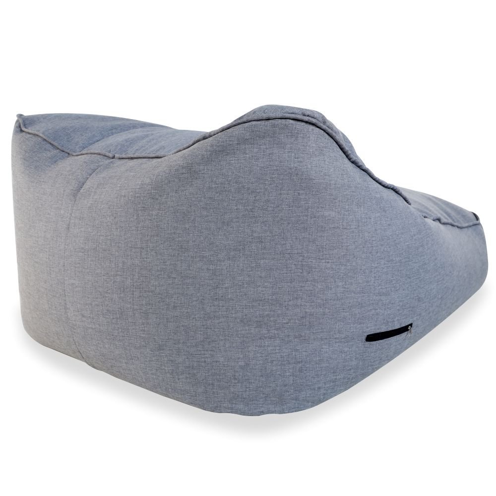 Chaise Lounge Hannah - Puff feito em tecido | MadeiraMadeira