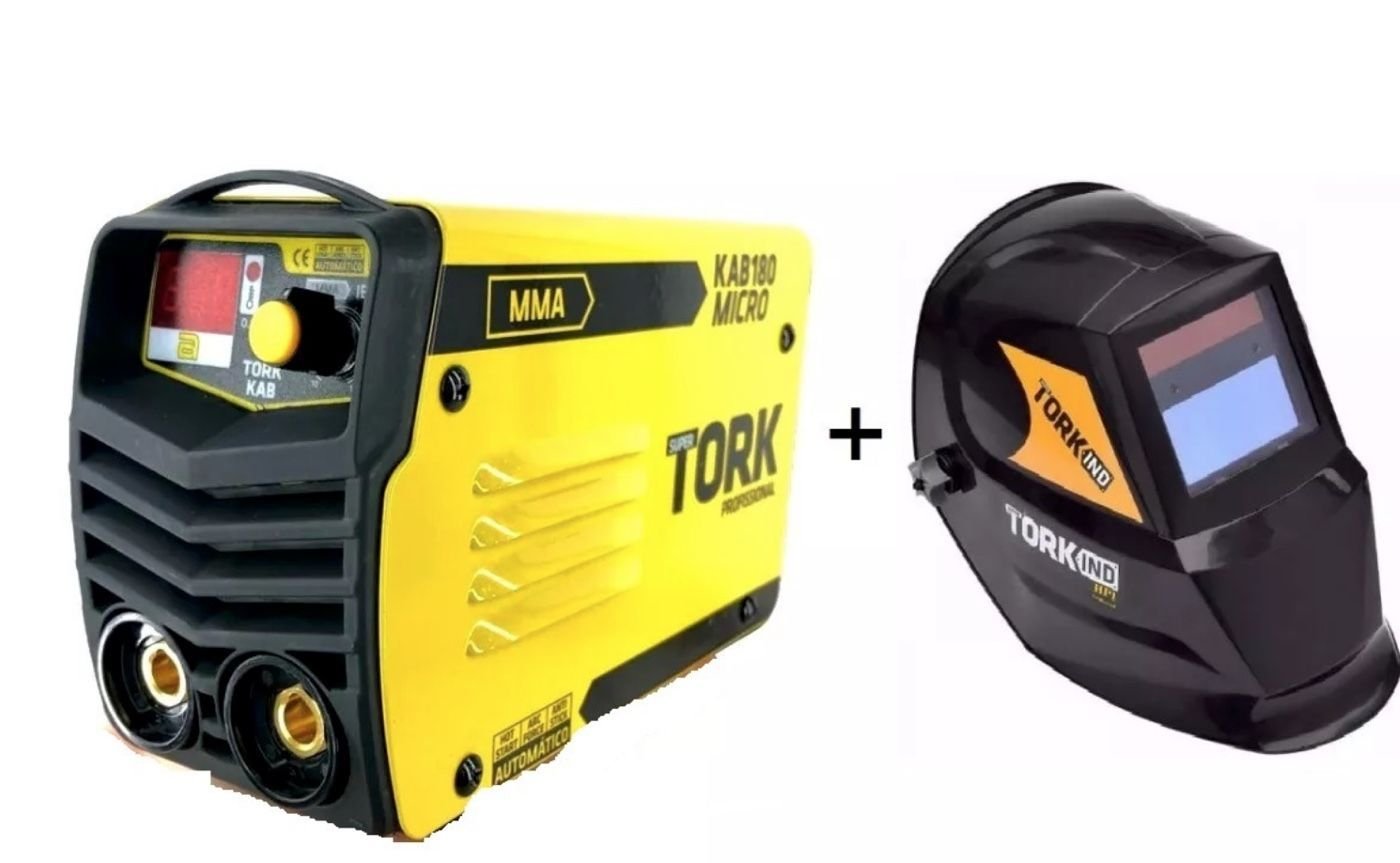 Inversora Solda Supertork Kab Micro Ie-6180 + Máscara Auto ...