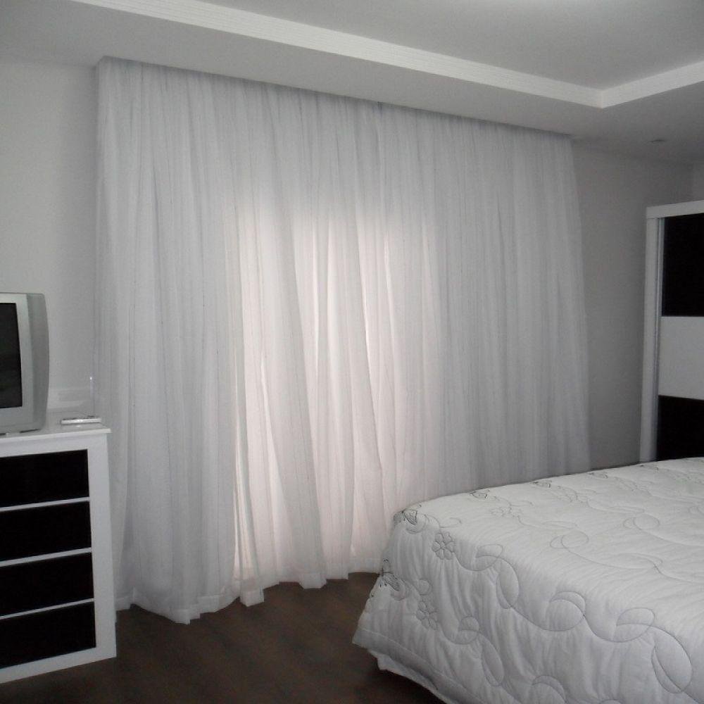 Cortina Voal Com Forro 4 Metros Para Trilho | MadeiraMadeira