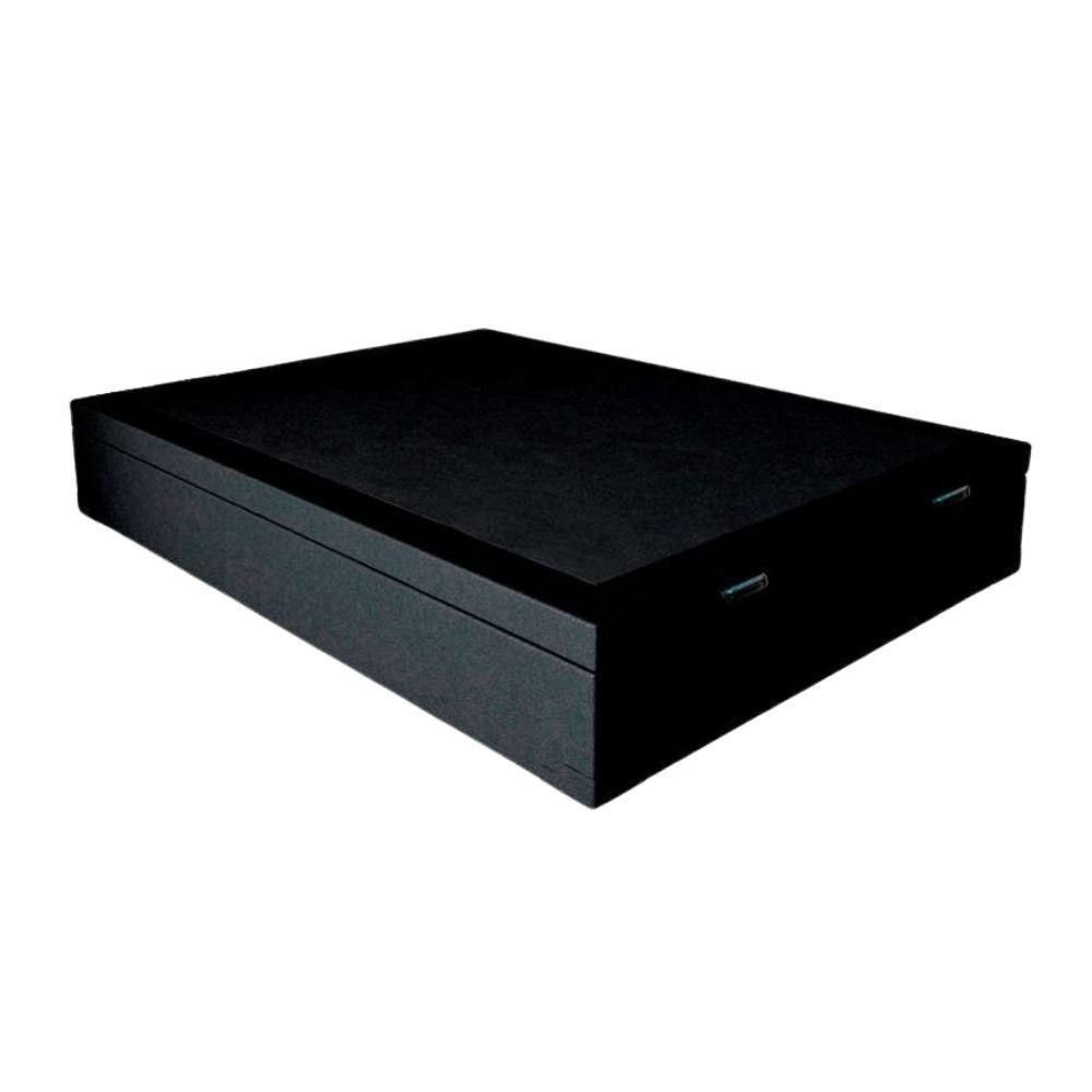 Base de Box Baú Casal 138x188 Fjr Box Preto | MadeiraMadeira