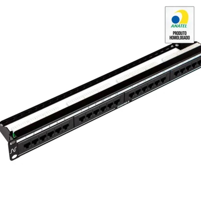 Patch Panel 24 Portas Cat.5e Nexans | MadeiraMadeira