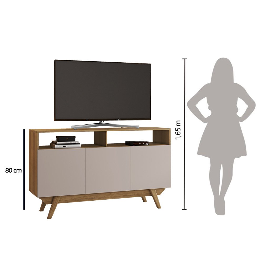 Rack Celebrar Candian Para TV Até 56 Pol JCM Movelaria:Noronha/Off ...