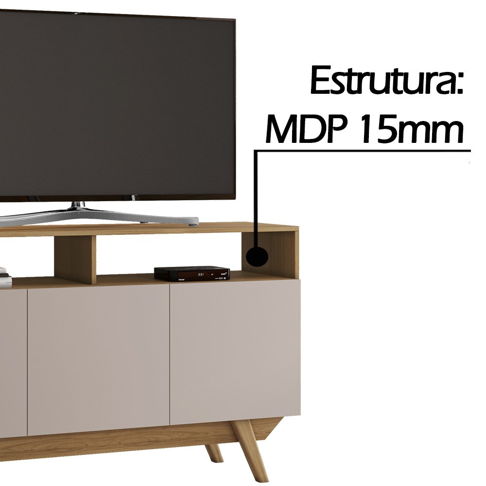 Rack Celebrar Candian Para TV Até 56 Pol JCM Movelaria:Noronha/Off ...