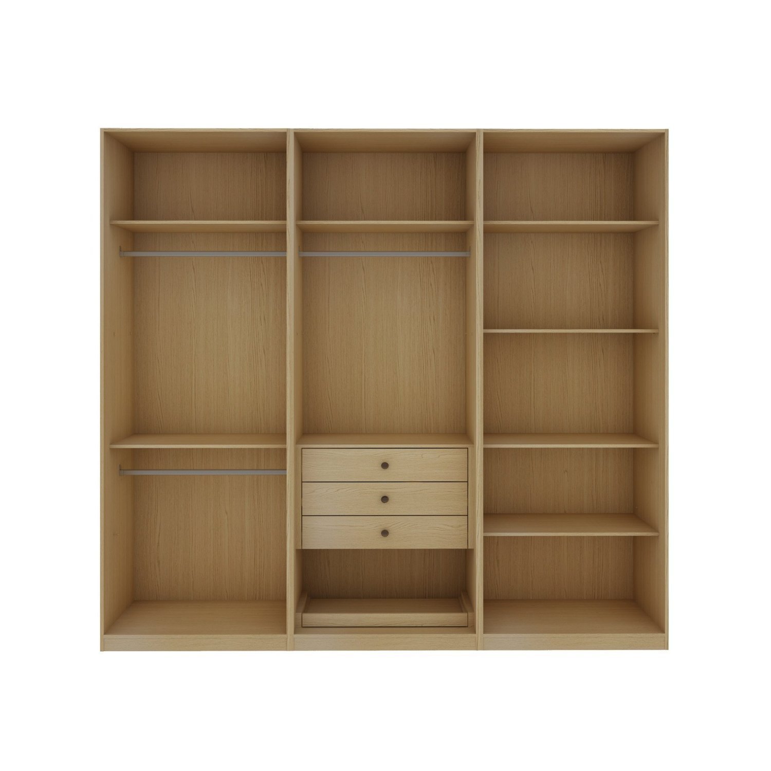 Módulo Closet Casal sem Portas 3 Gaveta 100% Mdf Infinity | MadeiraMadeira