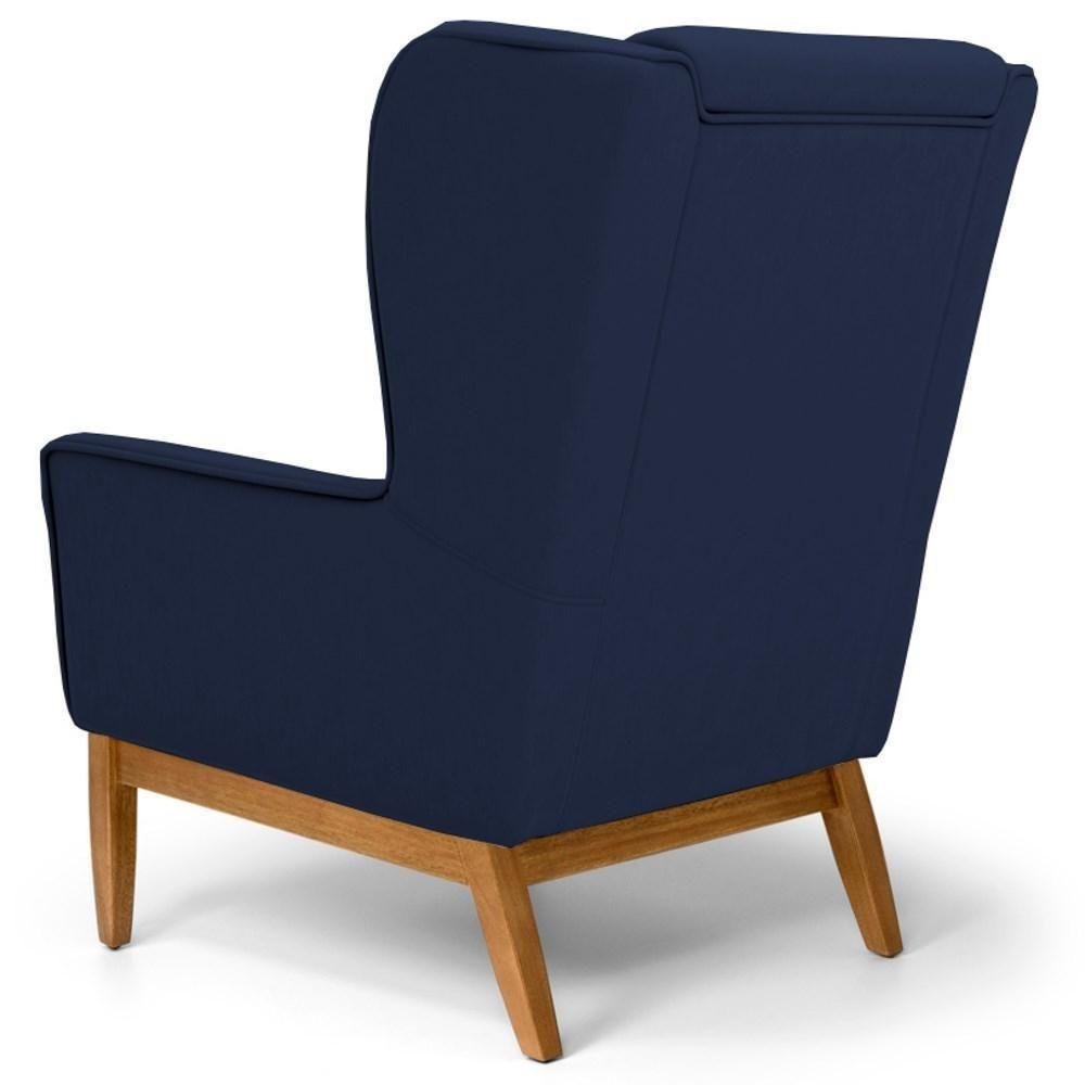 Poltrona Base Manu Madeira Milena B-287 Marinho | MadeiraMadeira