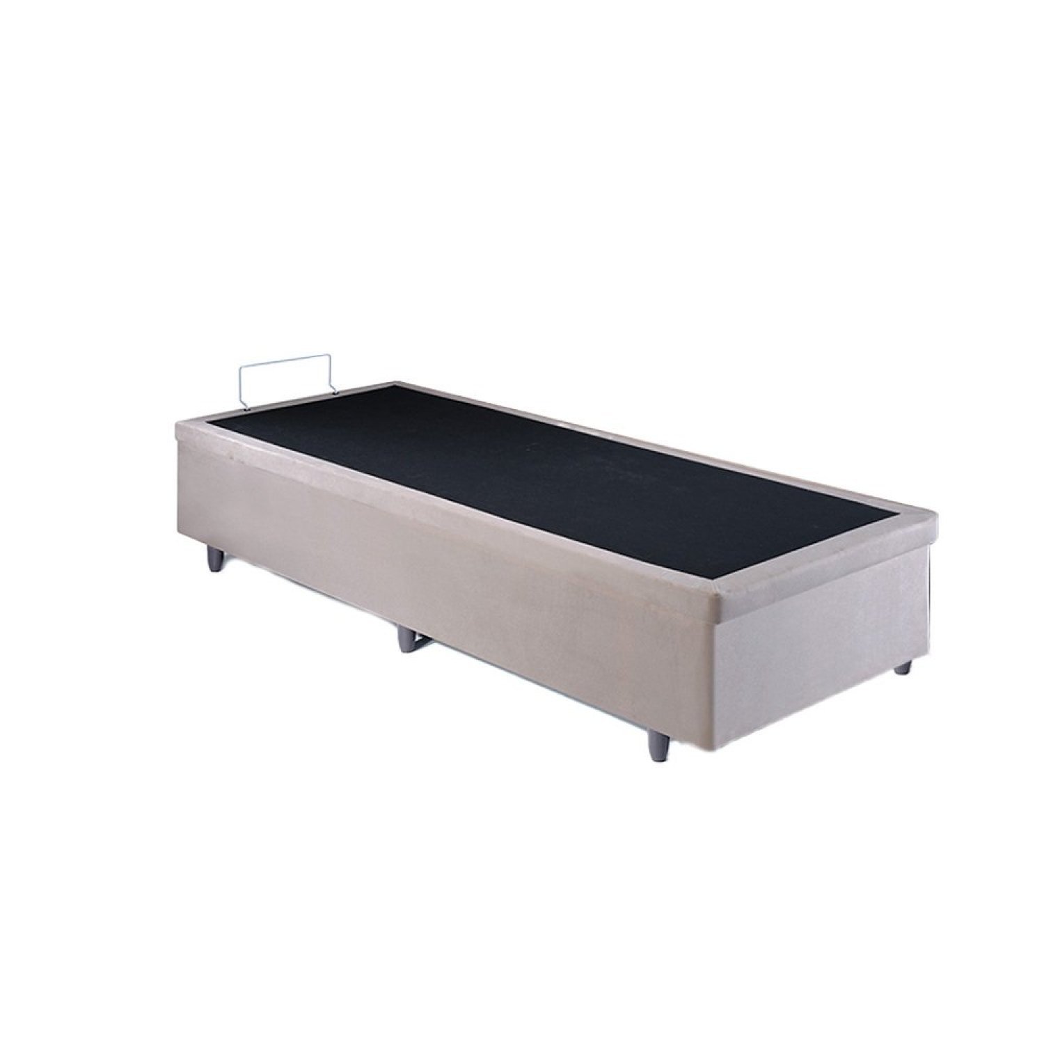 Base de Box Baú Solteiro 96x203x42cm em Suede | MadeiraMadeira