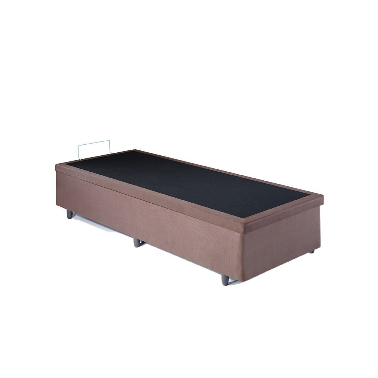 Base de Box Baú Solteiro 96x203x34cm em Suede | MadeiraMadeira