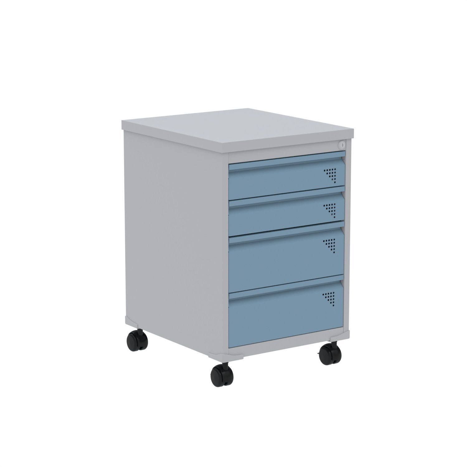 Gaveteiro Volante 4 Gavetas Aretto | MadeiraMadeira