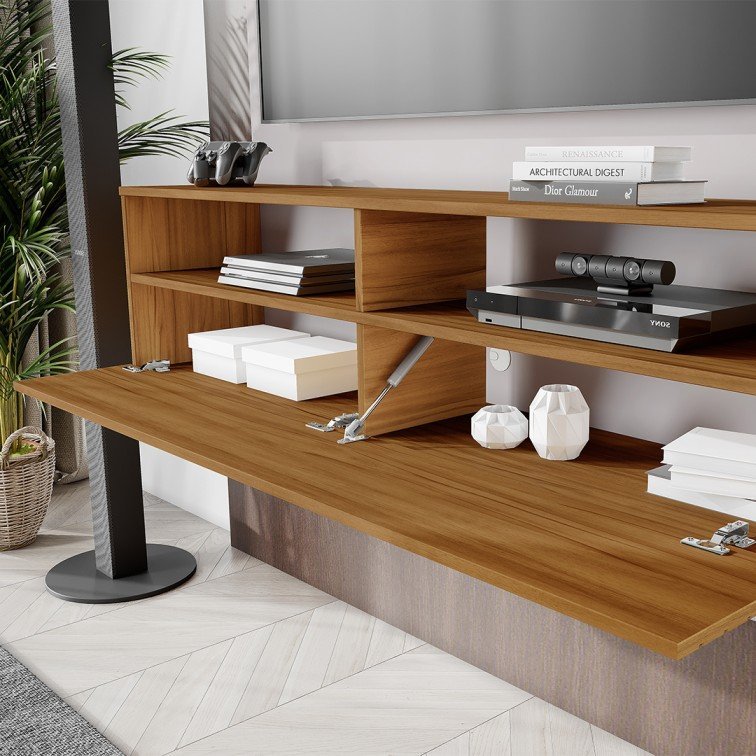 Painel Nt 1165 Para Tv de ate 55 Polegadas - Notável - Freijó com Off ...