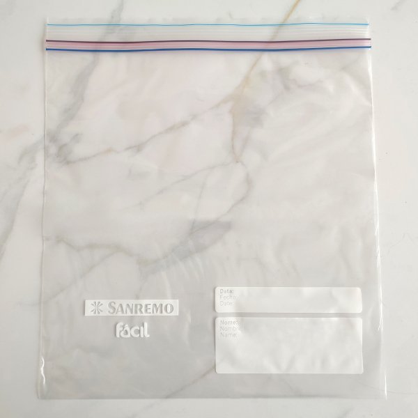 8 Sacos Plásticos Transparentes Para Alimentos 3L Sacos Herméticos Zip ...