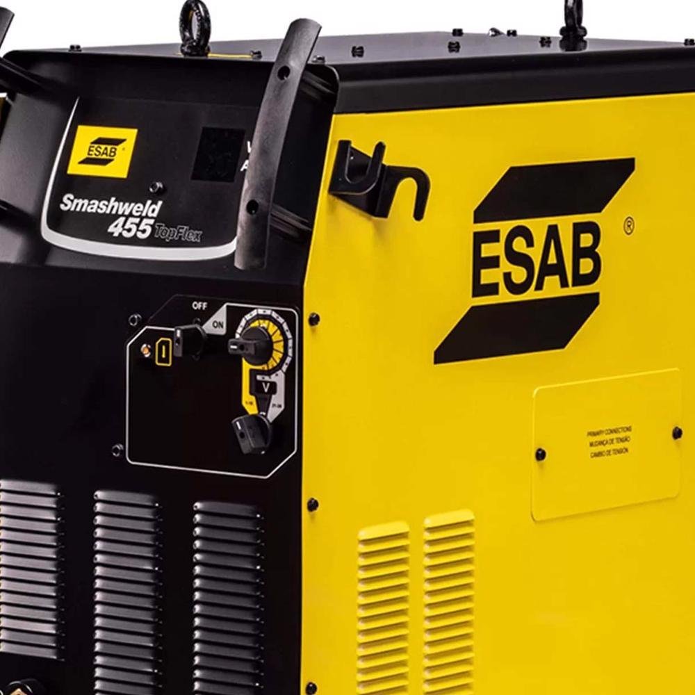 Máquina de Solda Mig/mag Smashweld 455 Topflex 400a Trifásica sem ...