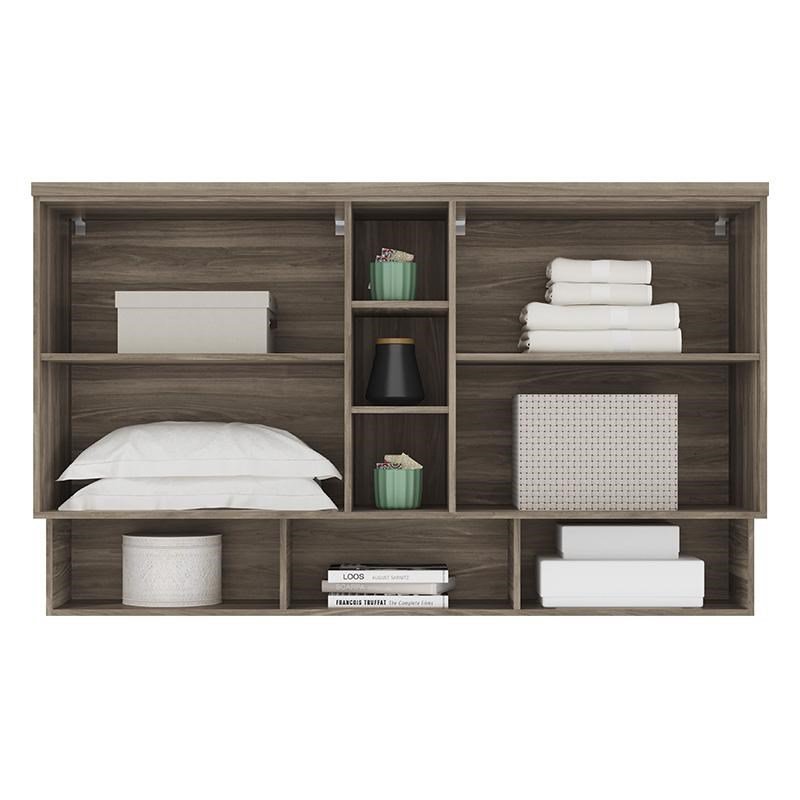 Ponte Casal Modulado Doce Vida 165cm com 2 Portas Castanha/Off White ...