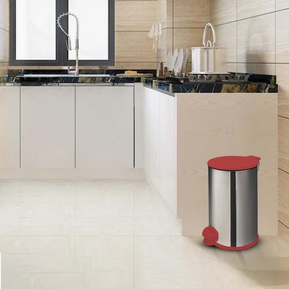 Lixeira De Pedal Martinazzo Aço Inox 5,5l Com Tampa | MadeiraMadeira