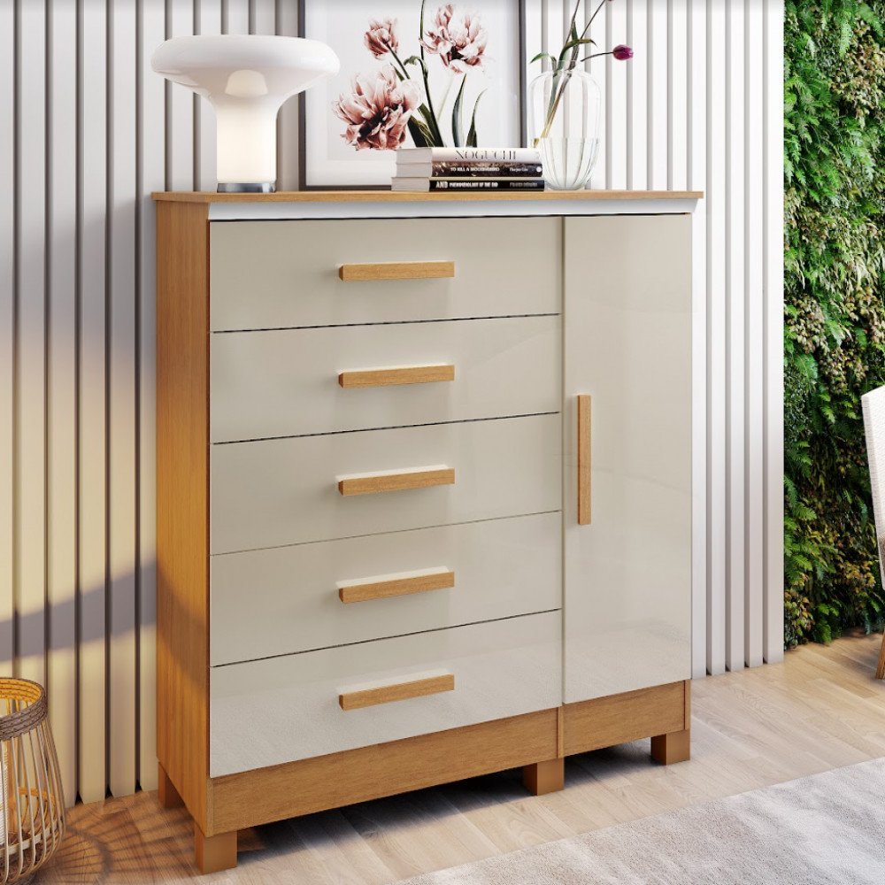 Cômoda Cristal com Sapateira New em MDF Docelar | MadeiraMadeira